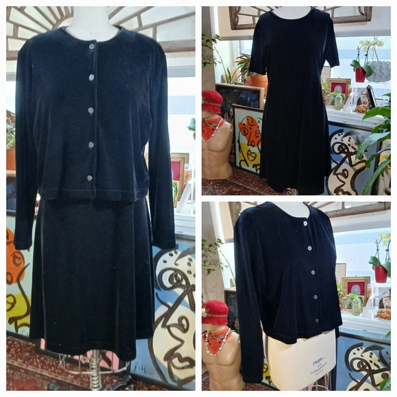 Jacqueline Ferrar | Other | Vintage Jacqueline Ferrar Black Velvet ...